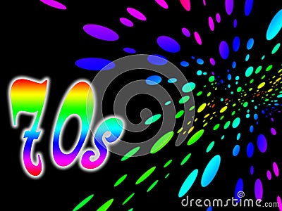 70s Background Royalty Free Stock Images - Image: 2371039