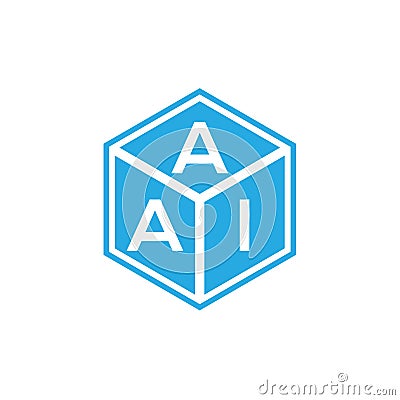 AAI Letter Logo Design On Black Background. AAI Creative Initials ...