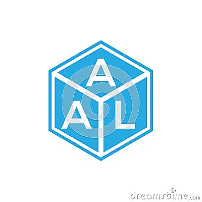 AAL Letter Logo Design On Black Background. AAL Creative Initials ...