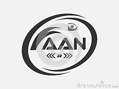 AAN Letter Logo Design. AAN Simple And Modern Monogram Logo. Abstract ...