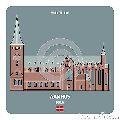 Aarhus Cathedral, Denmark. Architectural Symbols Of European Cities ...