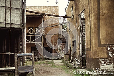 Abandoned Houses In The Ancient Rome Royalty Free Stock Photography ...