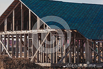 Abandoned Unfinished Empty House No Windows, Abandoned Construct ...