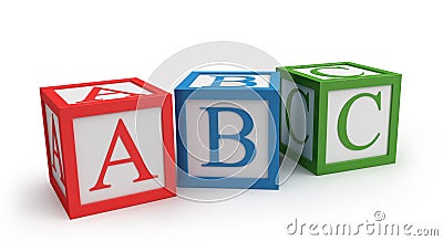 Abc Cubes Royalty Free Stock Images - Image: 19043469