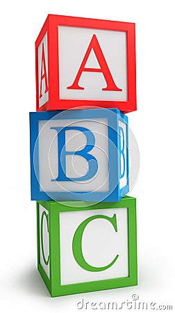 Abc Cubes Royalty Free Stock Image - Image: 19090826