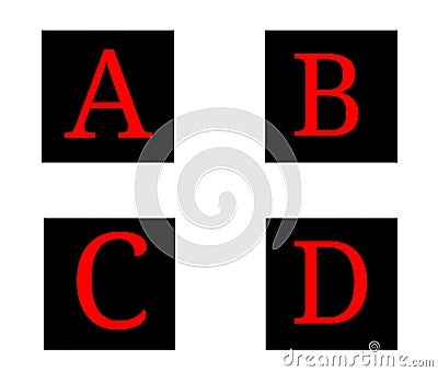 ABCD Font Background Stock Photography | CartoonDealer.com #229055984