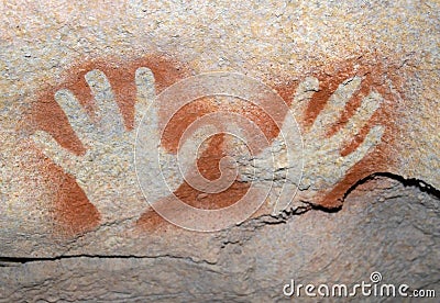 Aboriginal Art - Hand Detail Stock Photo | CartoonDealer.com #6615798