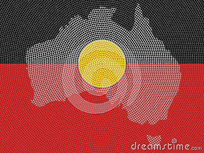 Aboriginal Flag Design Stock Photography - Image: 8520362