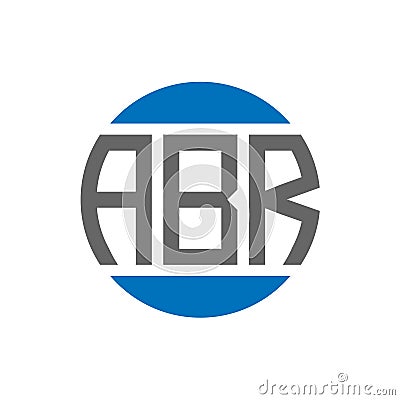 ABR Letter Logo Design On White Background. ABR Creative Initials ...
