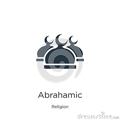 Abrahamic Icon Vector. Trendy Flat Abrahamic Icon From Religion ...