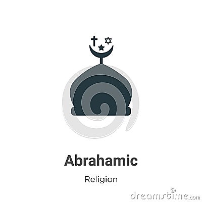 Abrahamic Vector Icon On White Background. Flat Vector Abrahamic Icon ...