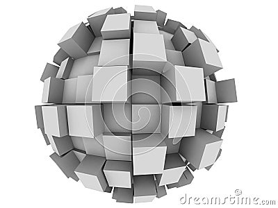 Abstract 3d Sphere Royalty Free Stock Images - Image: 4538029