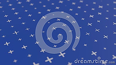 Abstract Animated Background in Blue with Texture of Crosses Stock ...