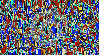 Abstract Blue Animated Moving Pattern Stock Footage - Video of cycle ...