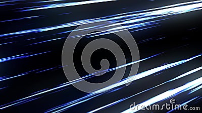 Abstract Animation of Blue Speed Horizontal Lines. Stock Footage ...