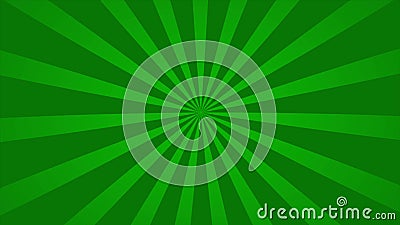Abstract Animation Loop Background Radial Lines Rotate in Green Cartoon ...