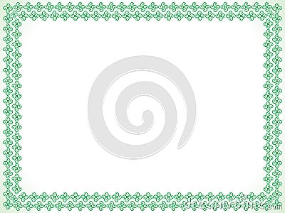Abstract Artistic Green Border Stock Vector - Image: 55463608