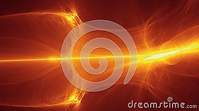 Abstract Background Amber Light Effects on Black Screen with Motion ...