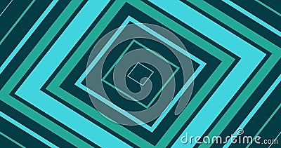 Abstract Background Animation of Blue Gradation Geometric Rectangular ...