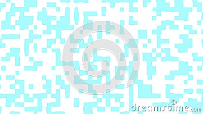 Abstract Background Animation of Digital Blue and White Pattern ...