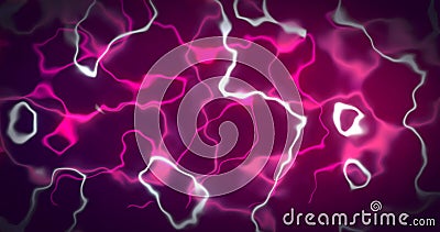 Abstract Background Animation of Glowing Red Pink Gradation Fluid ...