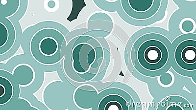 Abstract Background Animation of Moving Round Shapes Pattern. Seamless ...