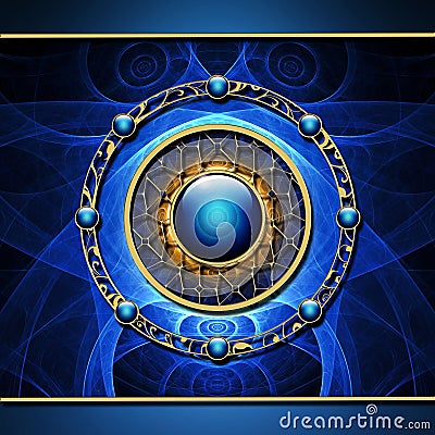 Abstract Background With Gold Embellishment Royalty Free Stock Photo ...