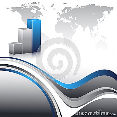 Abstract Bar Graphs Vector Illustration | CartoonDealer.com #11225044