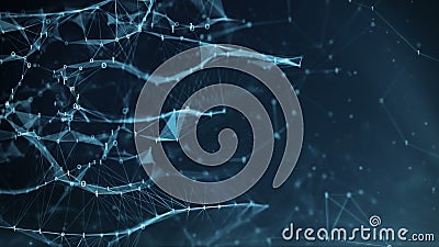 Abstract Motion Background - Digital Binary Plexus Data Networks Stock Video - Video of ...