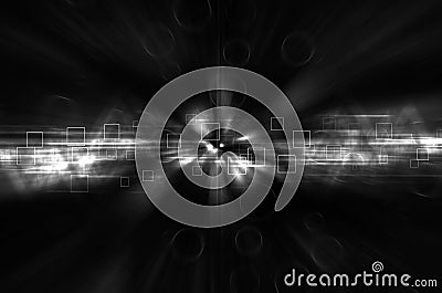 Abstract Black And White Tech Background Royalty-Free Stock Photography ...