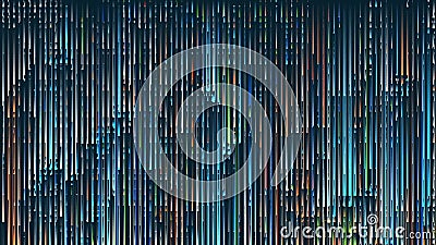 Abstract Blue Colorful Pixel Sorting Background with Small Particle ...