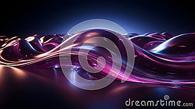 An Abstract Blue And Purple Background With Light, In The Style Of ...