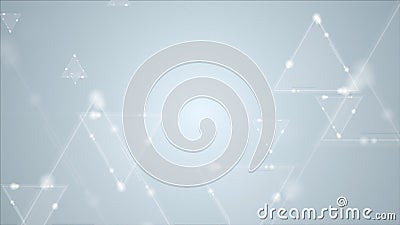 Abstract Blue Shiny Triangles Video Animation Stock Footage - Video of ...