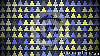 Abstract Blue and Yellow Triangles Pattern Stock Footage - Video of ...