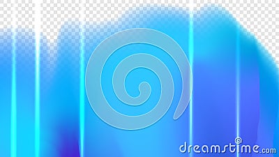 Abstract Blurred Background With Vertical Dynamic Lights. Blue Color ...