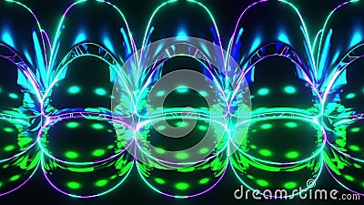 Colorful Bouncing Alien Roly-poly Army Cartoon 3D Animation Motion ...