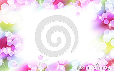 Abstract Colorful Bubble Border Royalty-Free Stock Photography ...