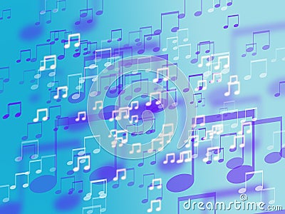 Abstract colorful music sign background - Stock Image - Everypixel