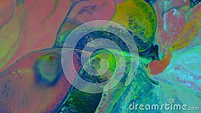 Abstract Colorful Paint Exploding Spreads and Texture Stock Footage ...