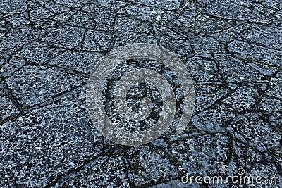 Abstract Cracked Background As Basis For Any Creative Design. Cement ...