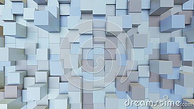 Abstract Loopable Video Background with Cubes Stock Footage - Video of ...