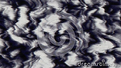 Abstract Data Flow, 3d Digital Art, Geometric Motion Texture. Hi-tech ...