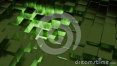 Abstract Dynamic Animated Wave Moving Structure of Colorful Columns or ...