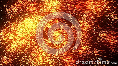 Abstract Fiery Particles stock video. Video of fast, elections - 89783151