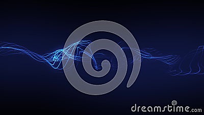 Abstract Fractal Mesh Strings Fx Loop Stock Video - Video of ...