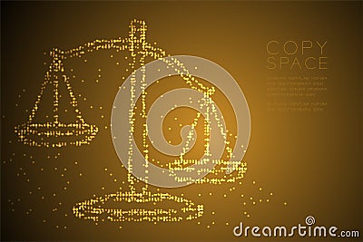 Abstract Geometric Circle Dot Pixel Pattern Scales Imbalance Shape ...