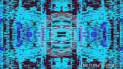 Abstract Glitch Psychedelic Texture Seamless Loop Pattern. VFX Fractal ...