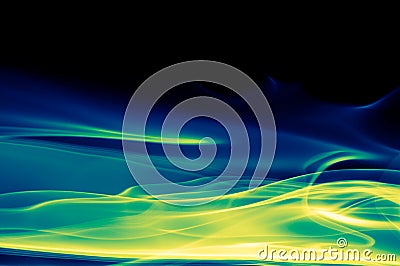 Abstract Green, Blue And Black Background Royalty Free Stock Image ...