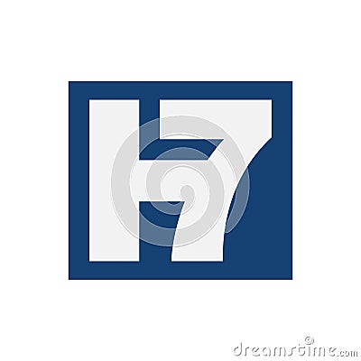 Abstract H7 Seven Logo Vector Graphic Design With Star Symbol Sign ...