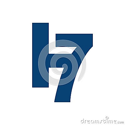 Abstract H7 Seven Logo Vector Graphic Design With Star Symbol Sign ...